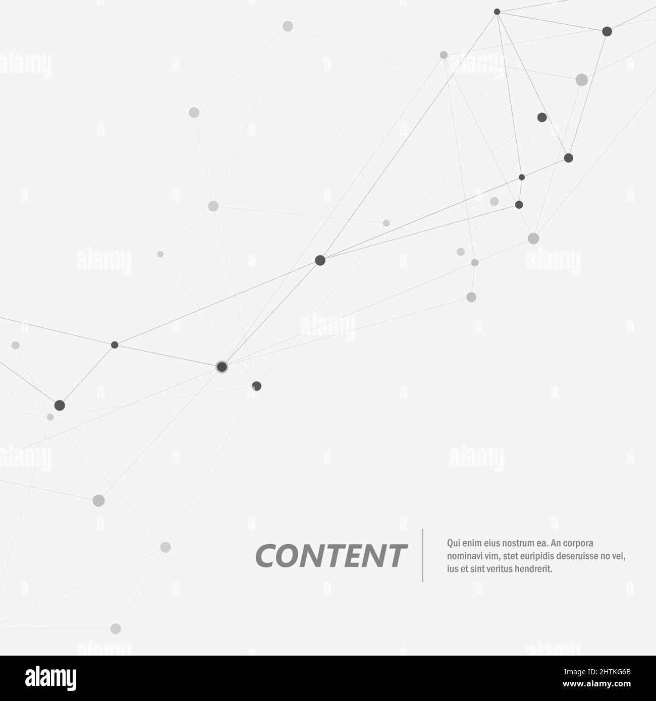 Geometric Abstract Background With Connect Lines And Dots Technology