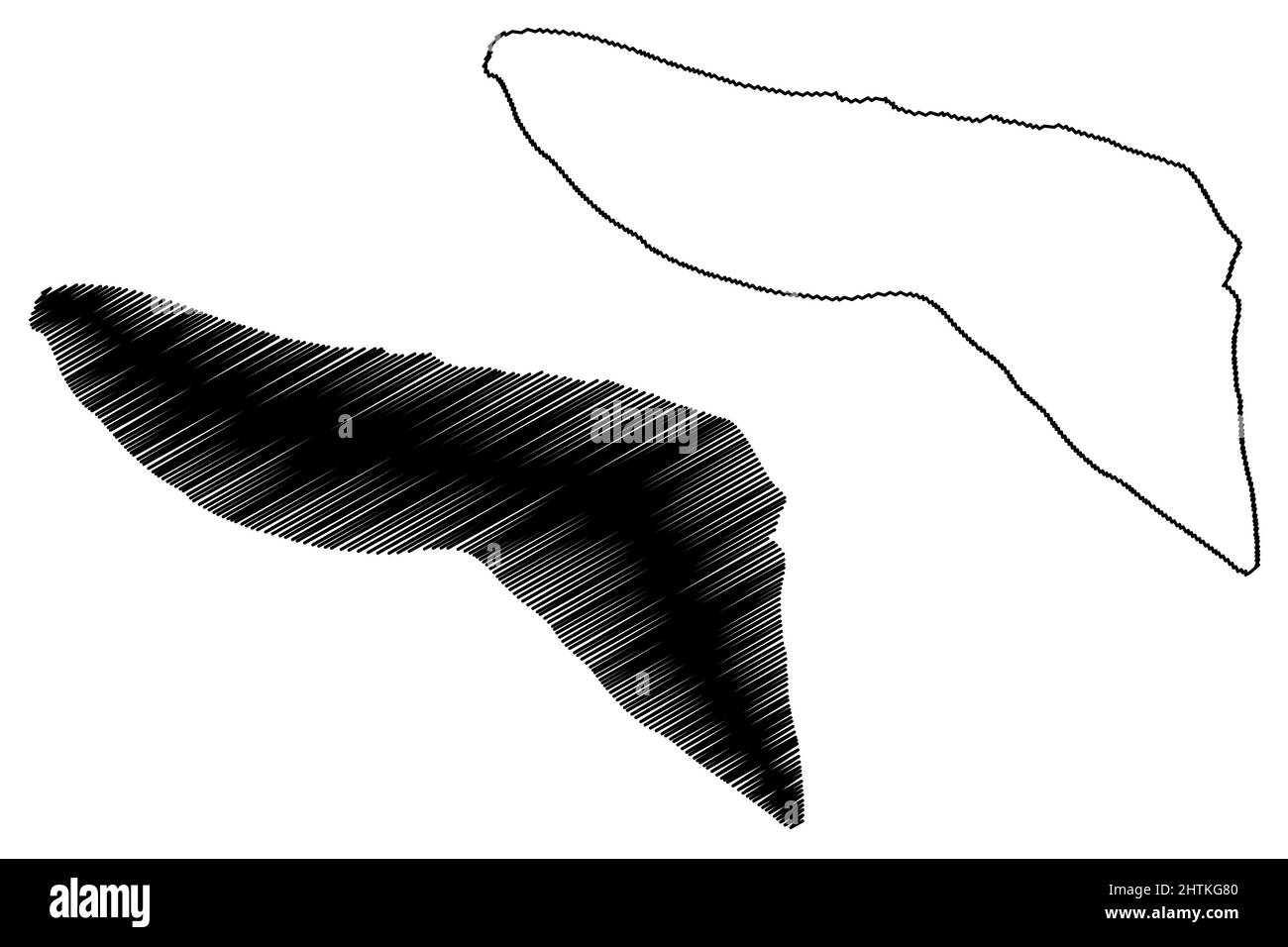 Bengkalis island (Republic of Indonesia, South East Asia) map vector ...