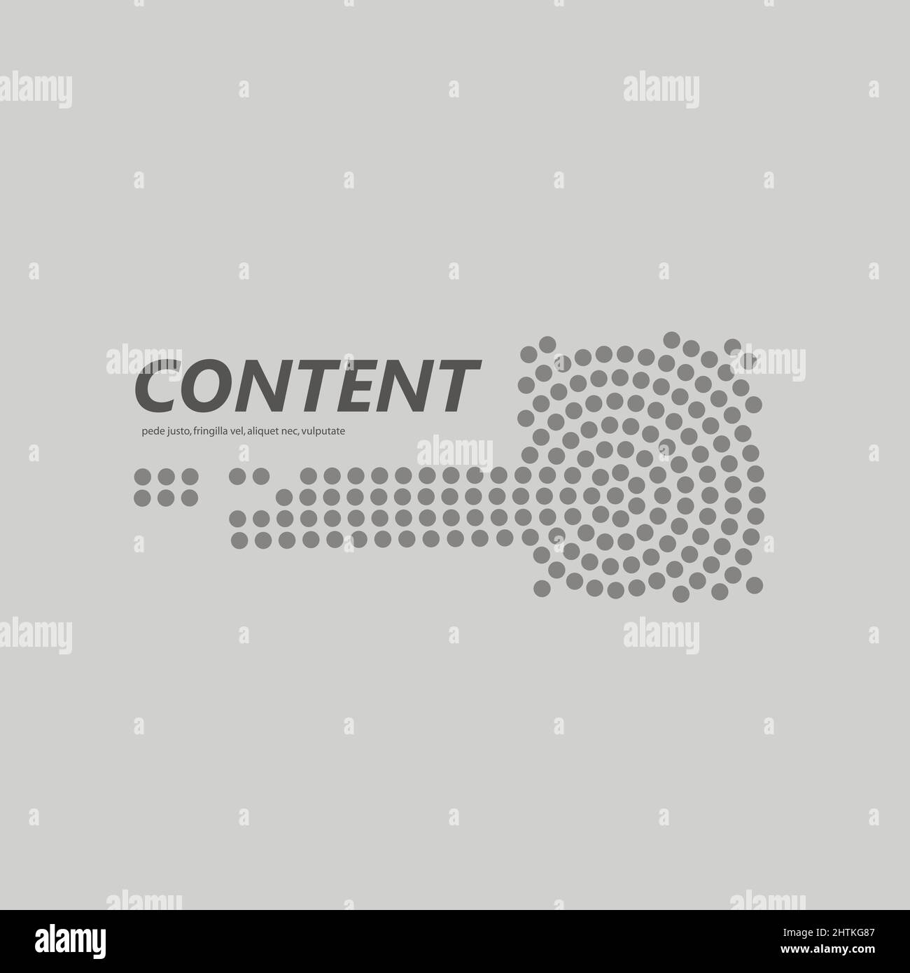 Abstract dot line circle gradient Black and White Stock Photos & Images ...