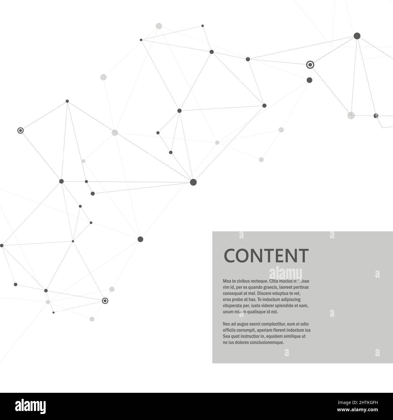 Vector geometric and connection triangles shapes Stock Vector Image ...