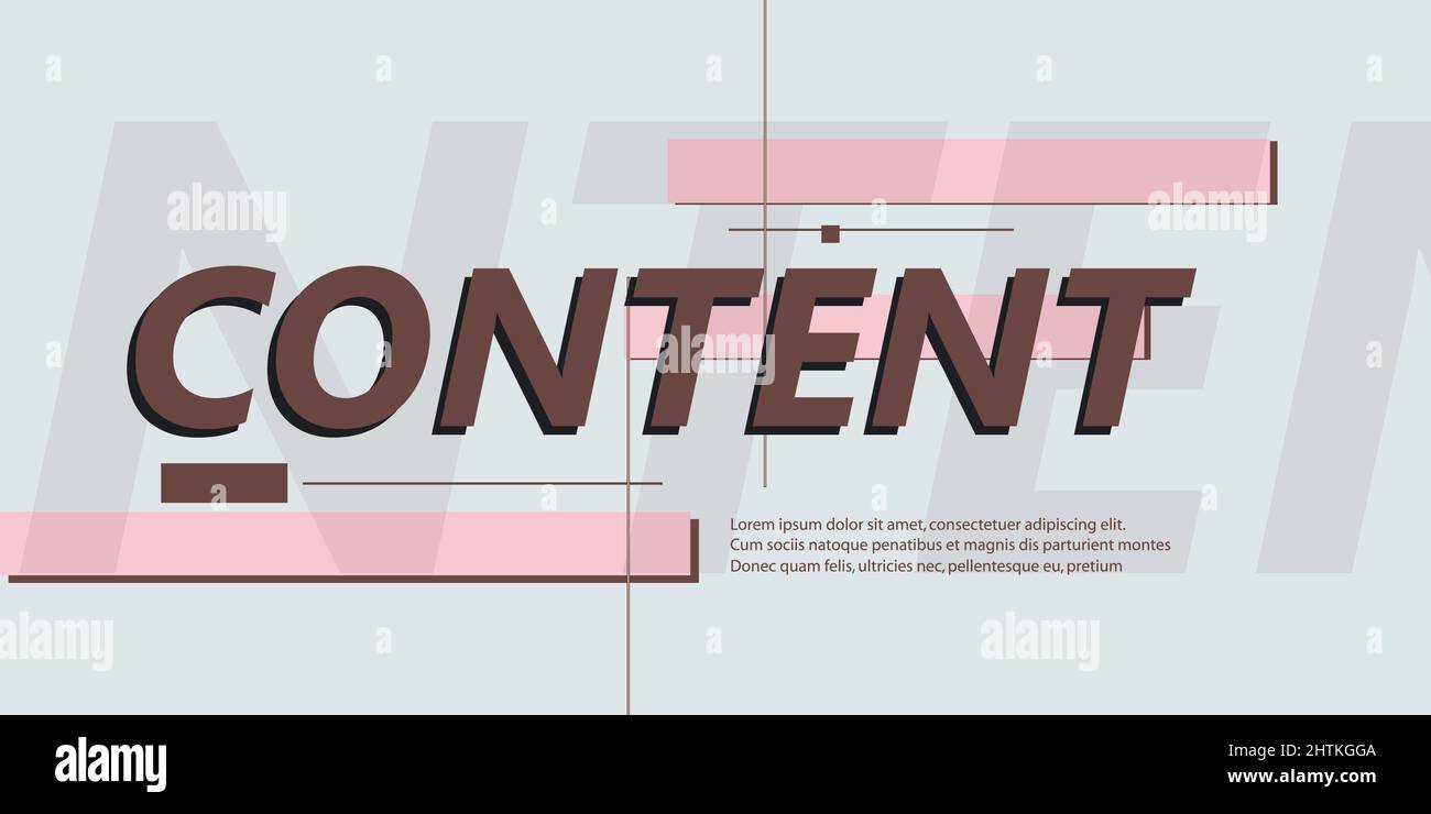Graphics content Stock Vector Images - Alamy