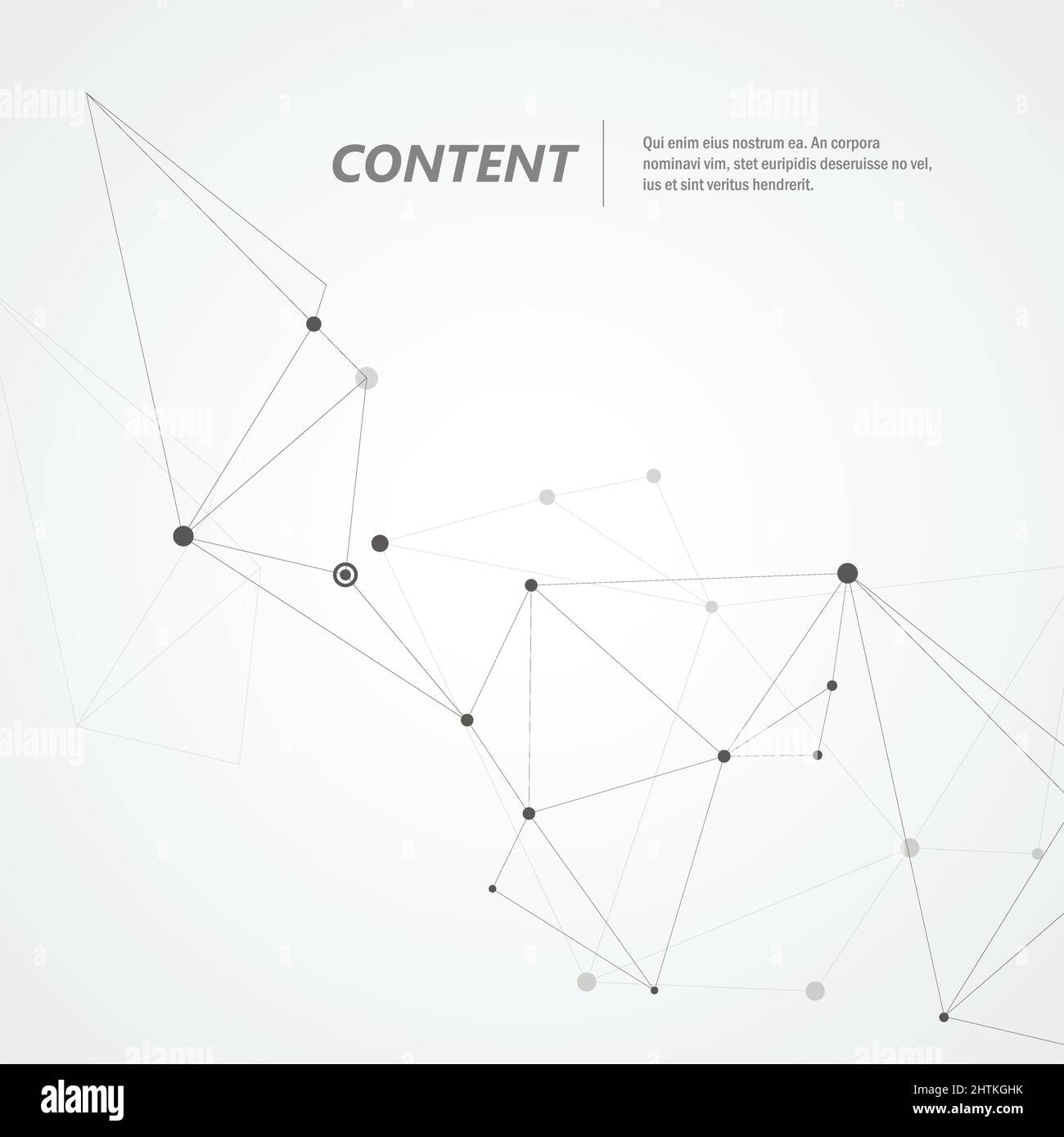 Vector geometric and connection triangles shapes Stock Vector Image ...