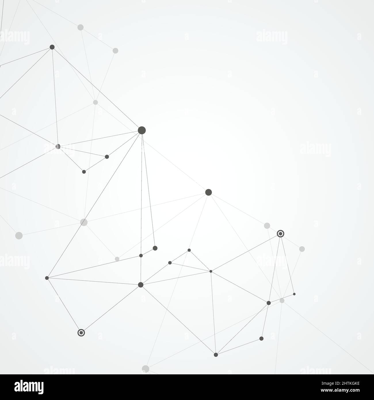 Abstract molecules connect design. Atoms technology structure with ...