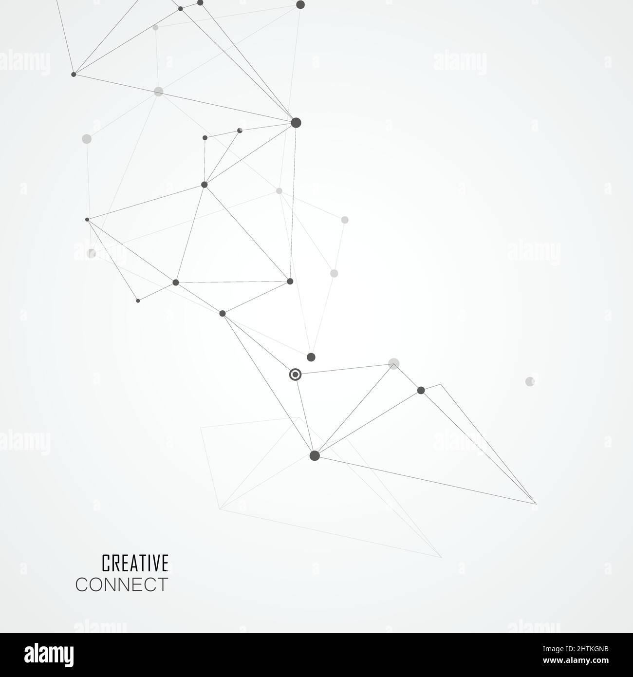 Vector geometric and connection triangles shapes Stock Vector Image & Art - Alamy