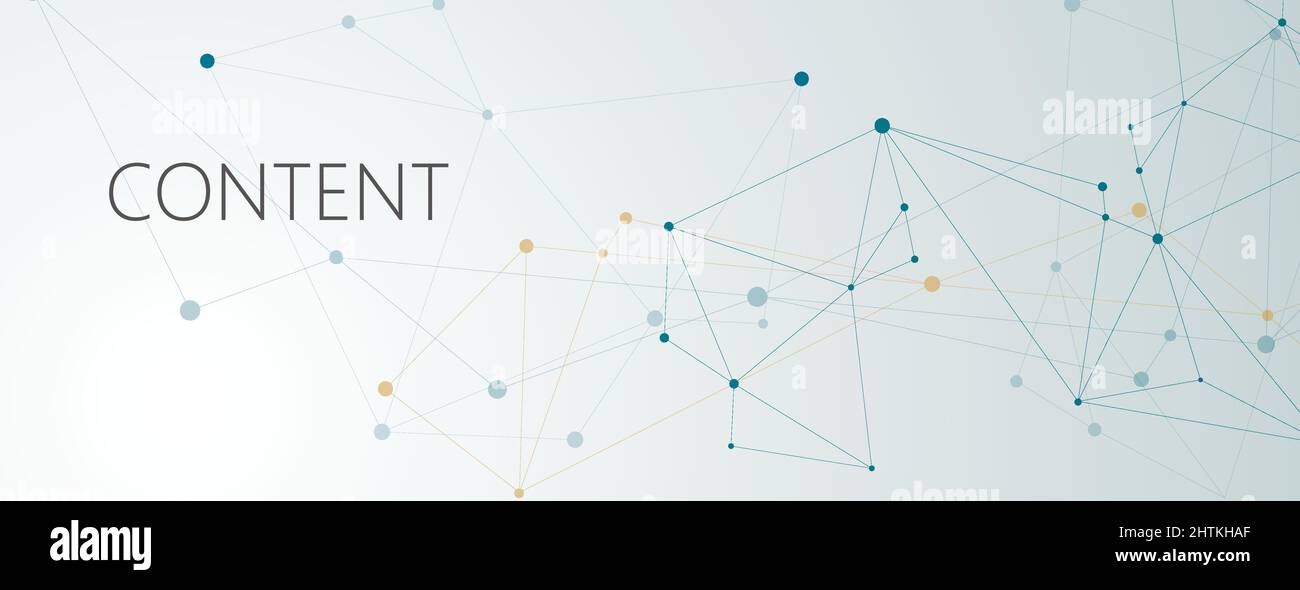 Vector horisontal template with modern design. Abstract geometric ...