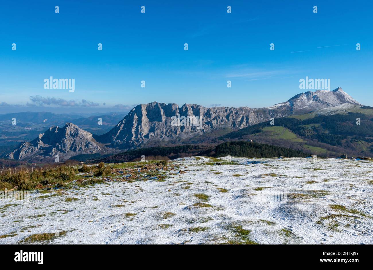 Urkiola Natural Park located in the southeastern corner of Biscay and ...