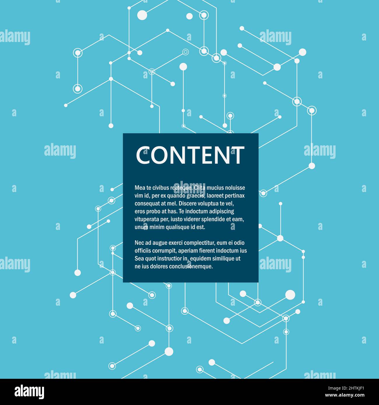 Abstract Line Pattern Hexagon. Creative technology design Stock Vector ...