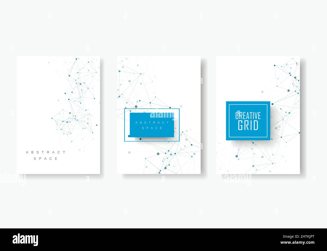 Abstract connect background with connected lines and dots. Modern ...