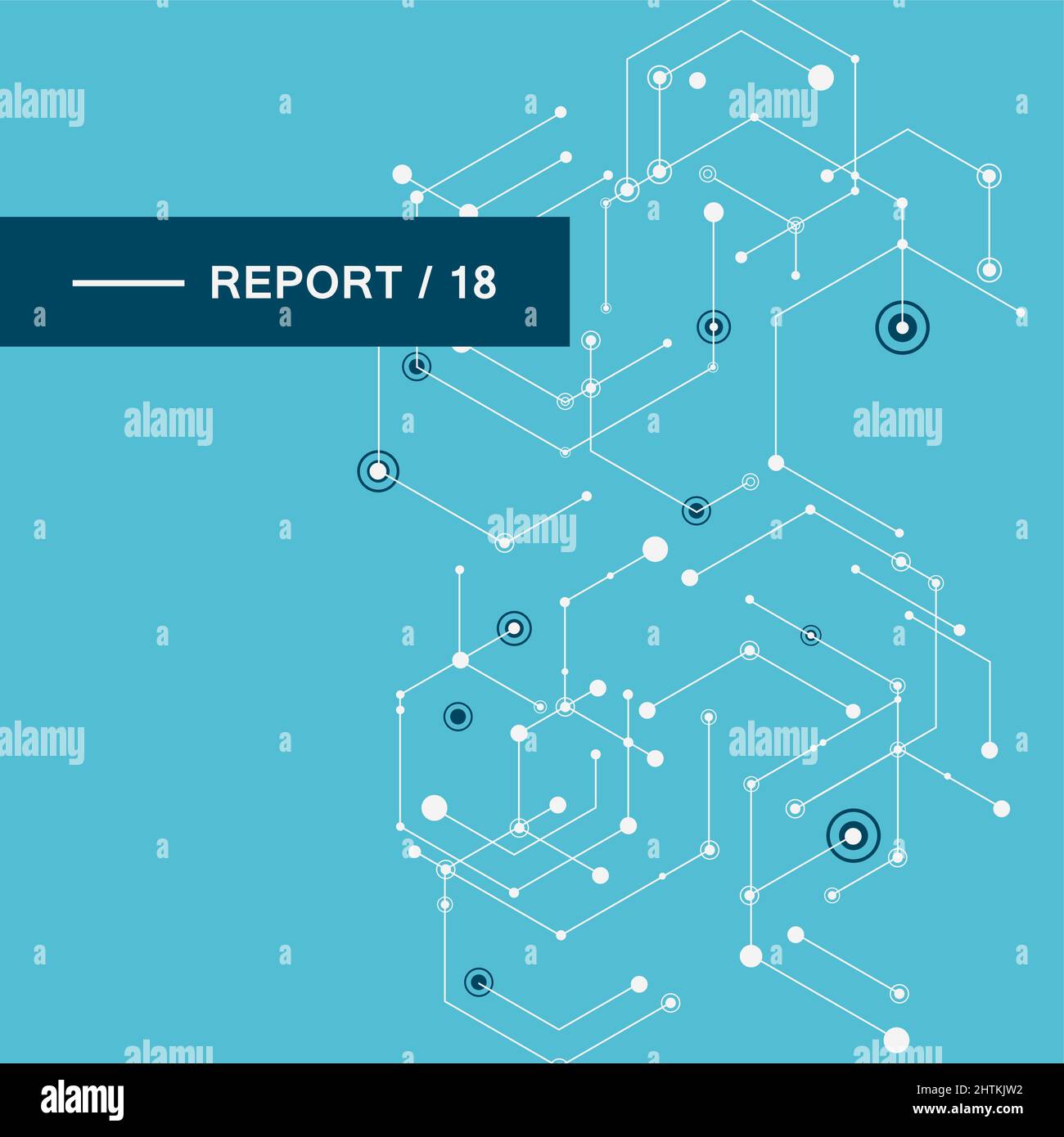 Abstract Line Pattern Hexagon. Creative technology design Stock Vector ...