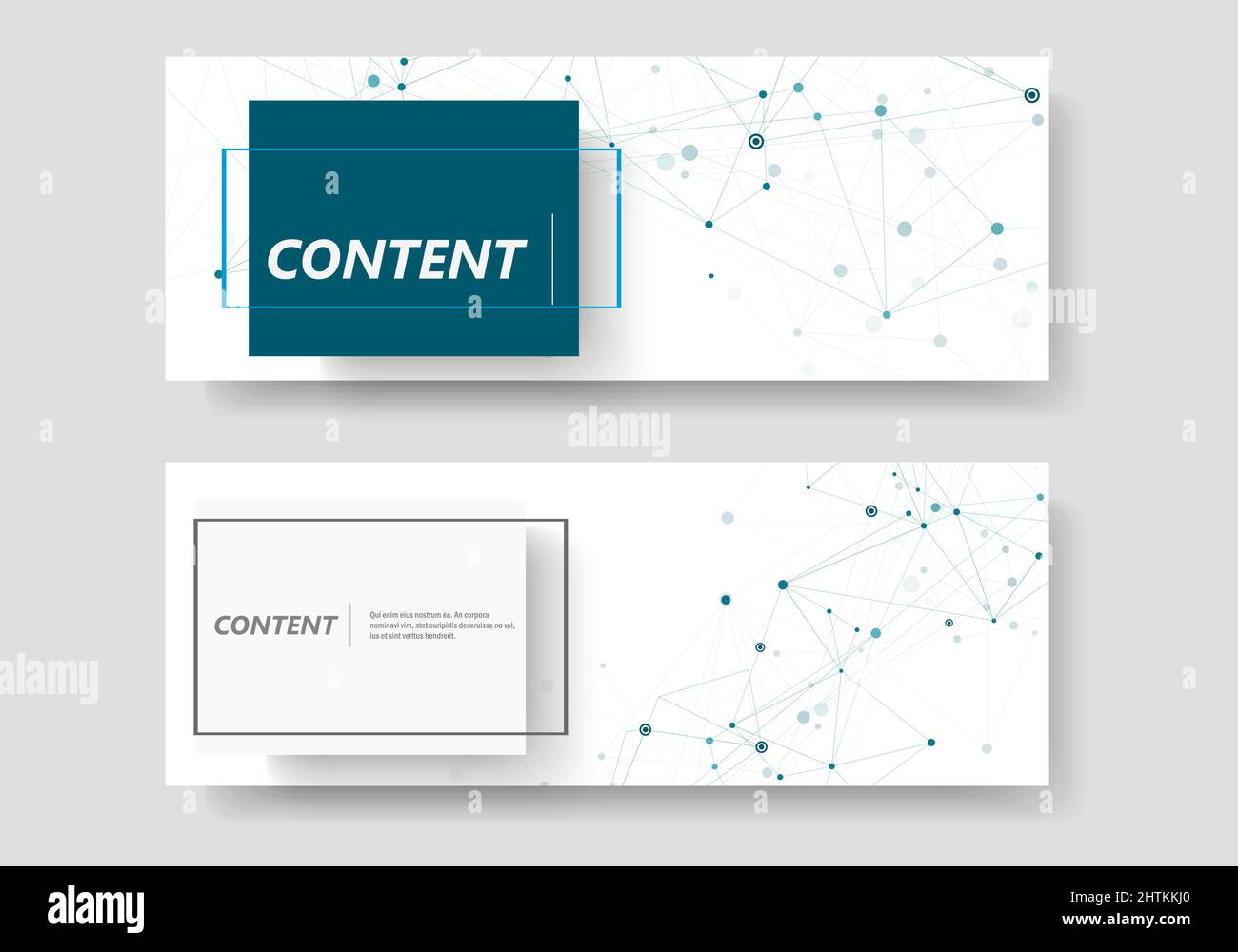 Abstract connect background with connected lines and dots. Modern ...