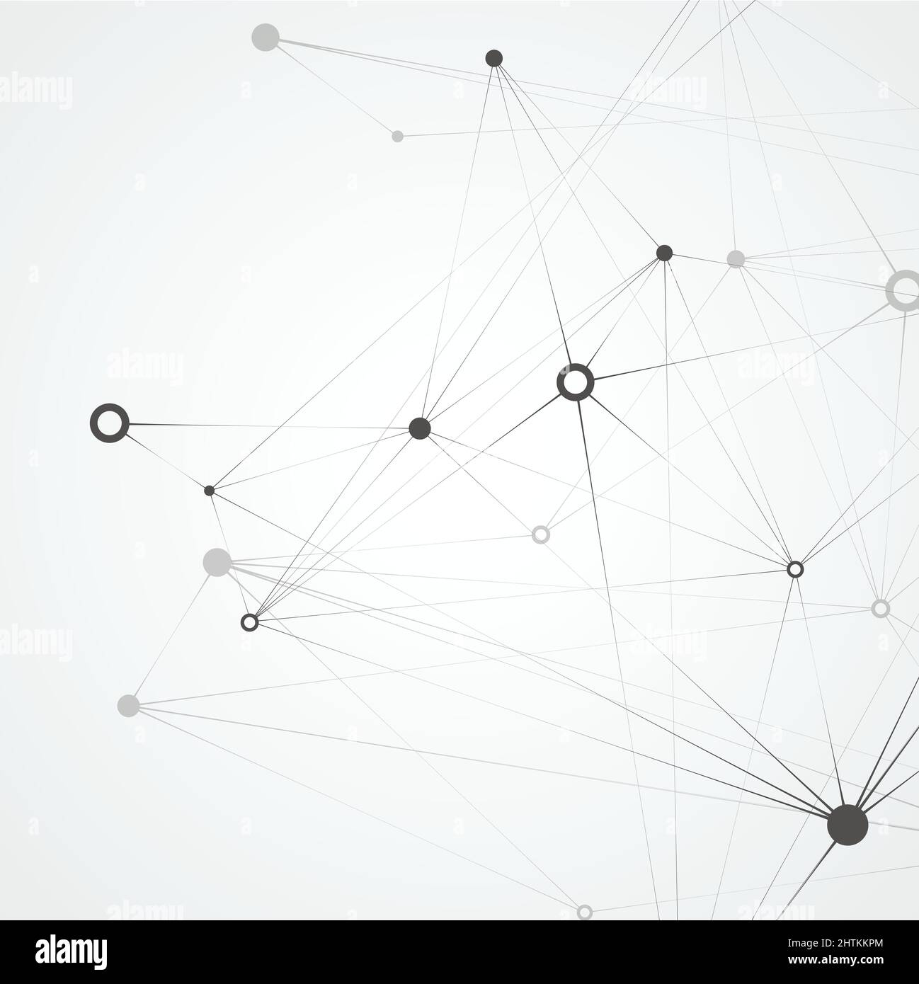 Connect polygonal network background. Lines and dots science pattern Stock Vector Image & Art ...