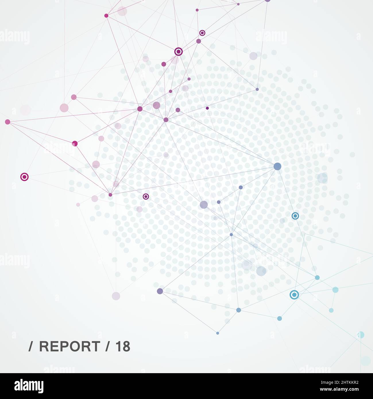 Abstract Polygonal Structure With Connecting Dots And Lines Stock Vector Image And Art Alamy