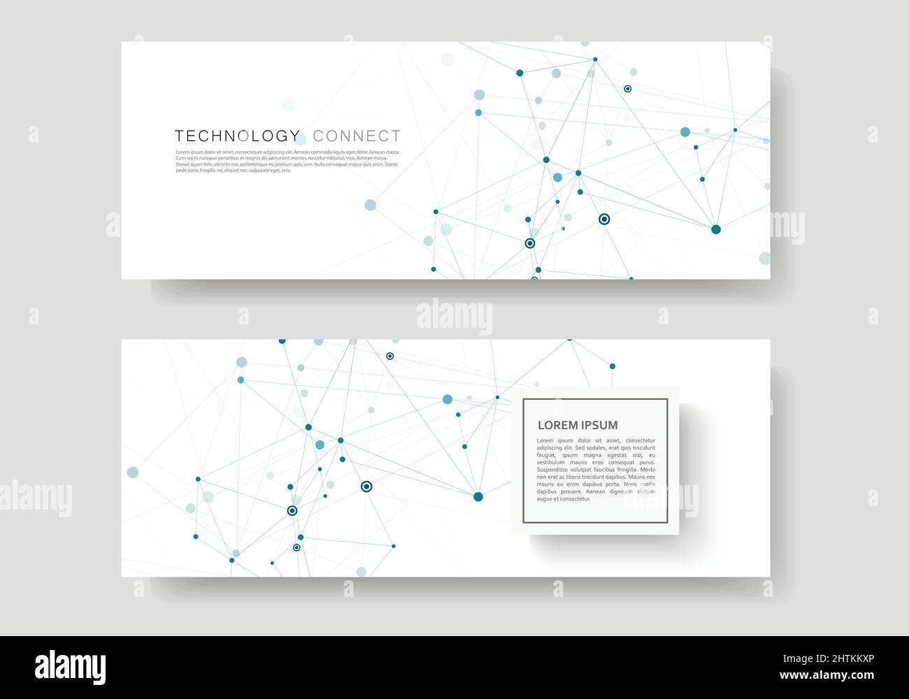 Abstract connect background with connected lines and dots. Modern ...
