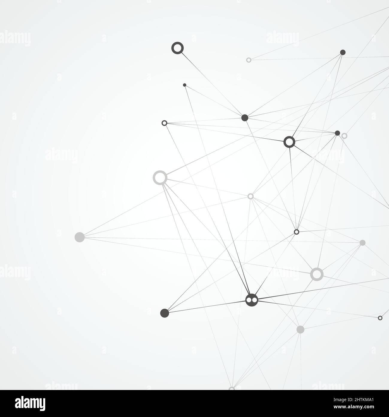 Connect polygonal network background. Lines and dots science pattern Stock Vector Image & Art ...
