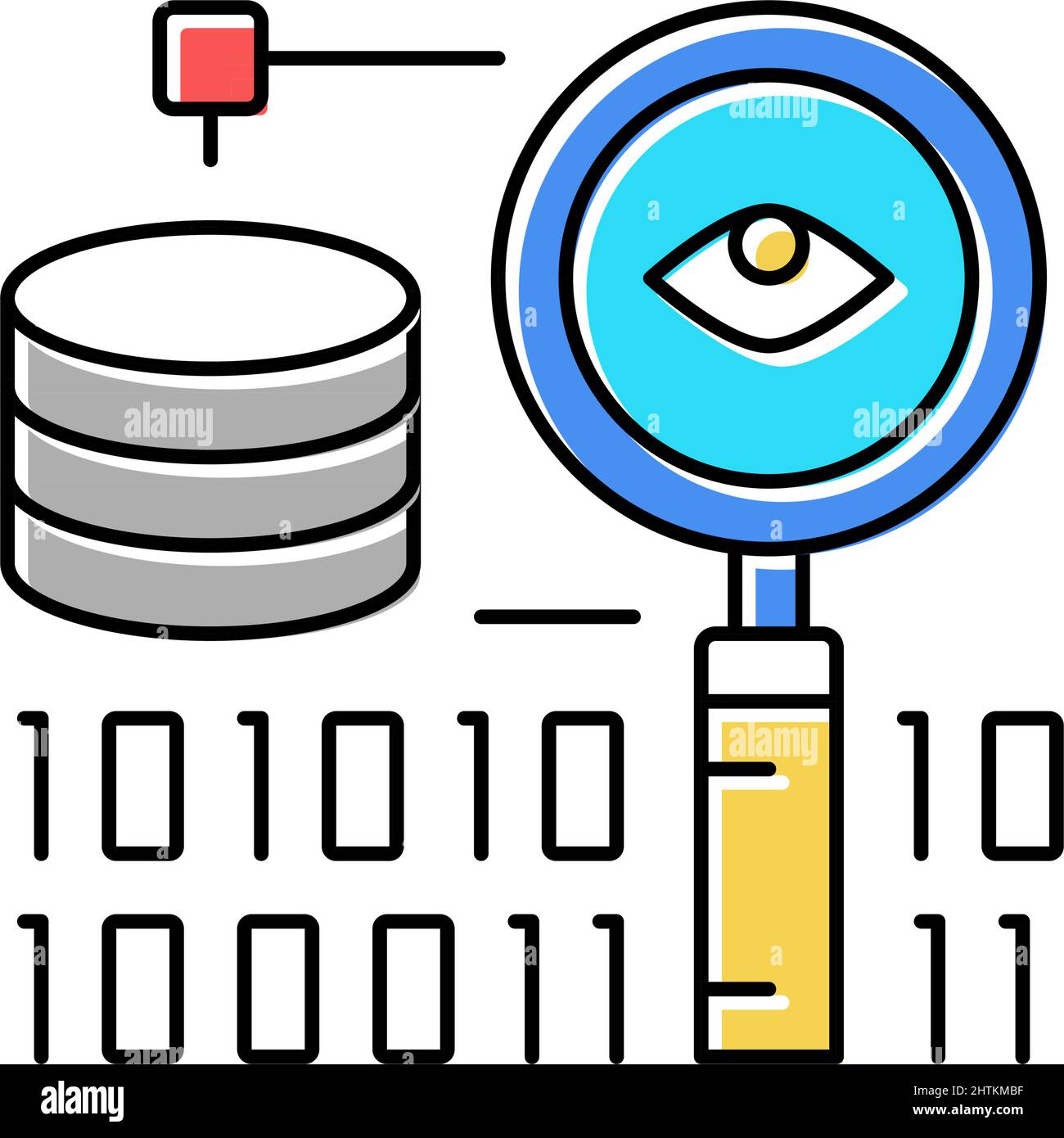 Idea realization digital processing line hi-res stock photography and ...