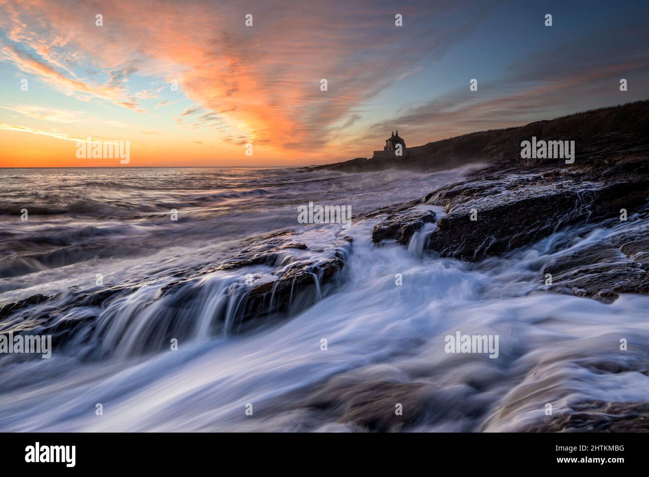 Bathing house howick northumberland uk hi-res stock photography and ...