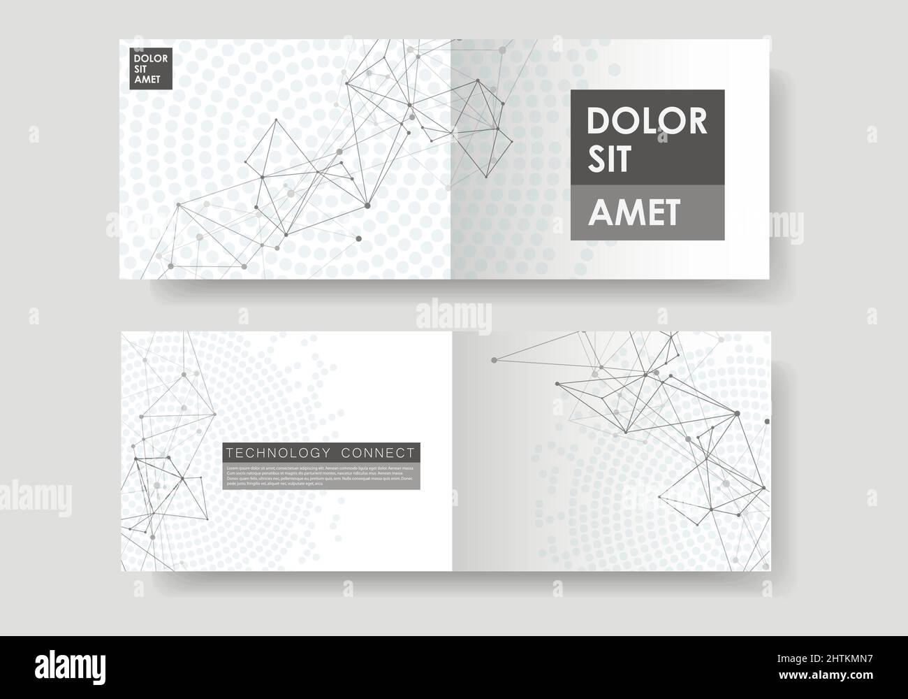 Technology vector brochure cover design Stock Vector Image & Art - Alamy