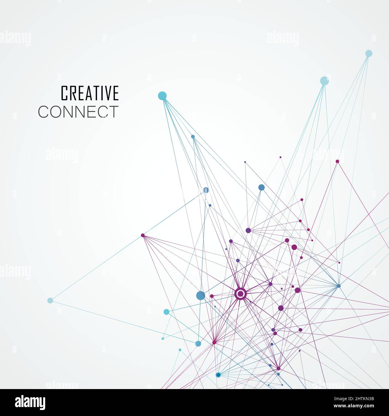 Abstract Molecular Network Pattern Stock Vector Image And Art Alamy