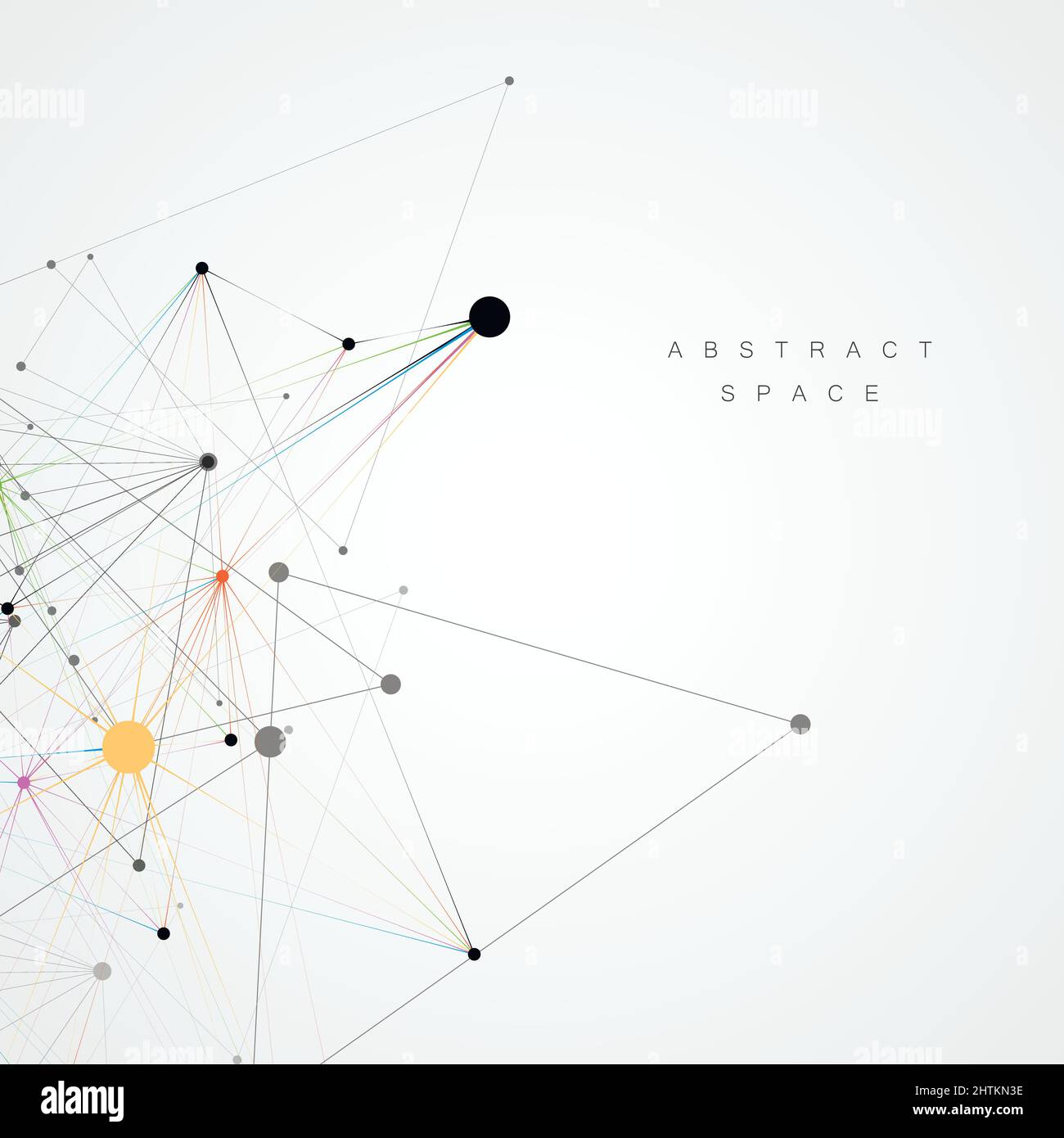 Abstract molecular network pattern Stock Vector Image & Art - Alamy
