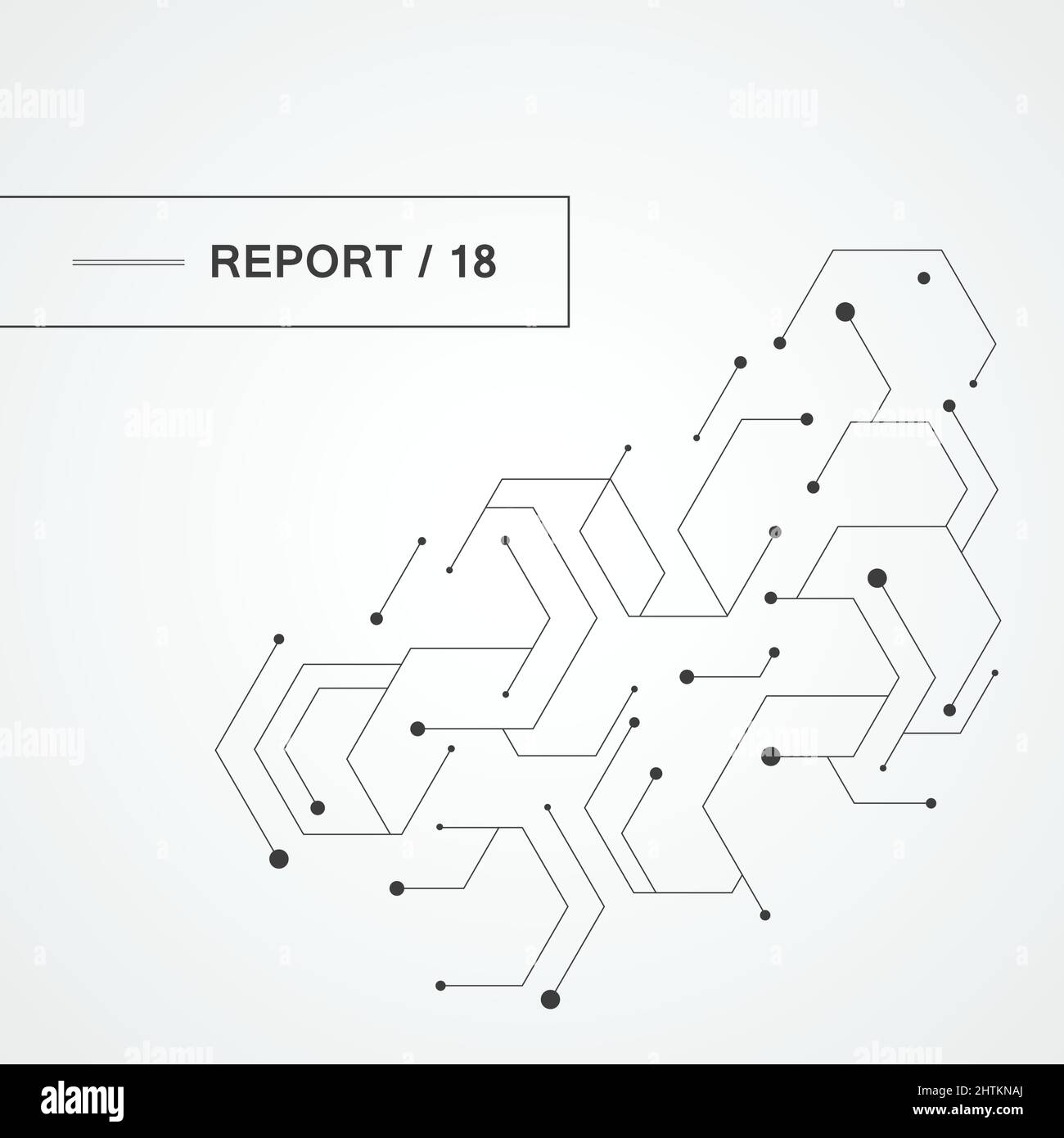 Hexagonal technology pattern Stock Vector Image & Art - Alamy