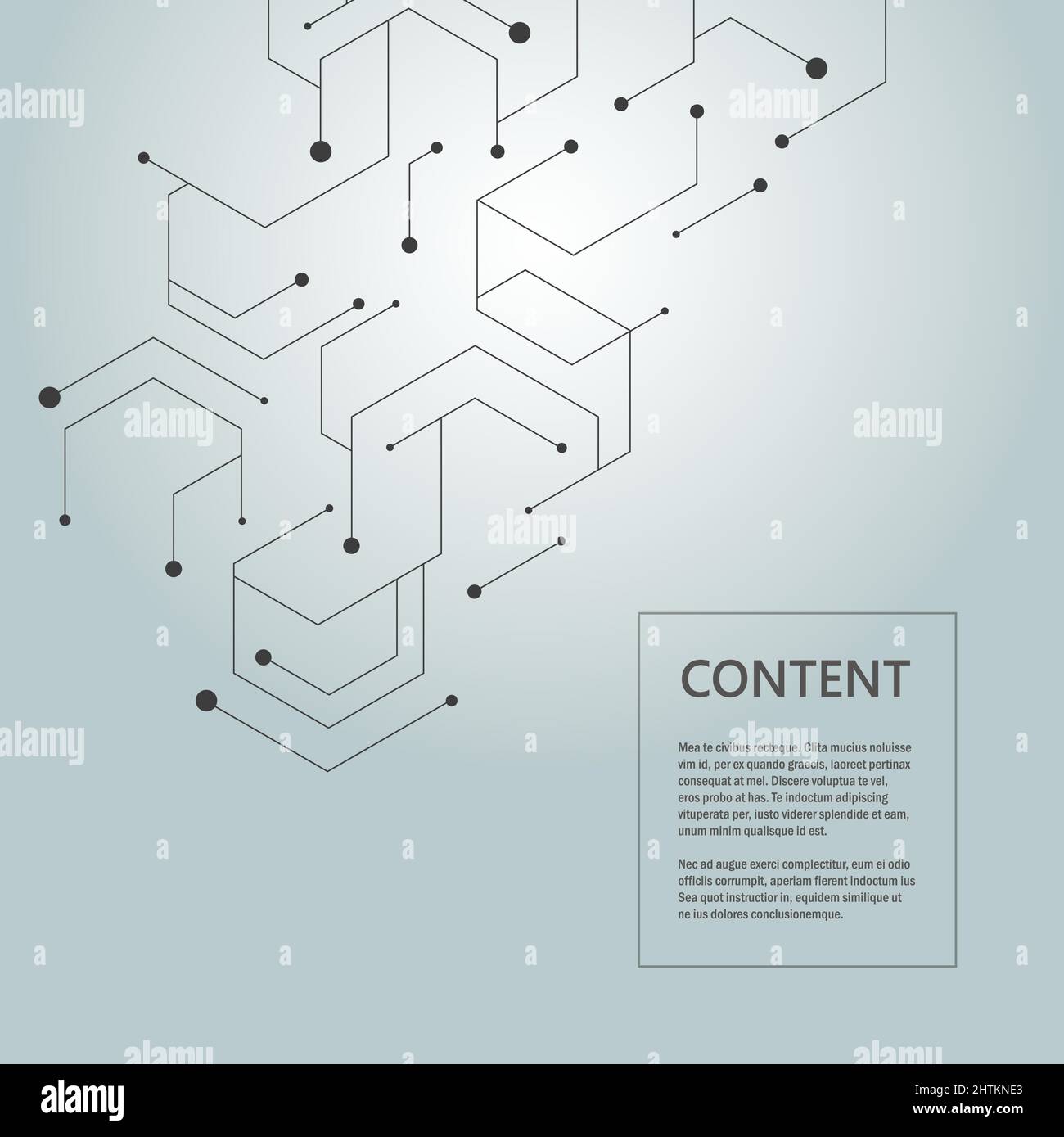 Hexagonal technology pattern. Molecular connect composition Stock Vector Image & Art - Alamy