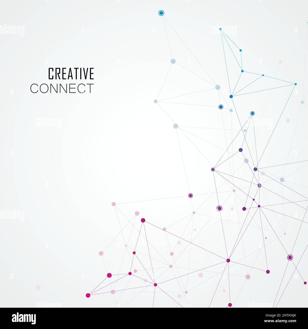 Polygonal background with connect dots and lines Stock Vector Image & Art - Alamy