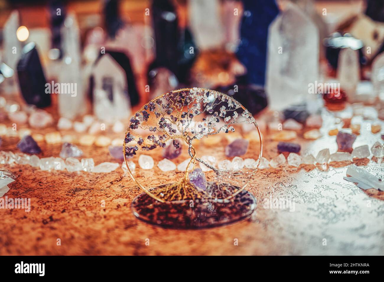 Healing Crystal Bundle, Crystal Healing Decor and tree of life Stock ...