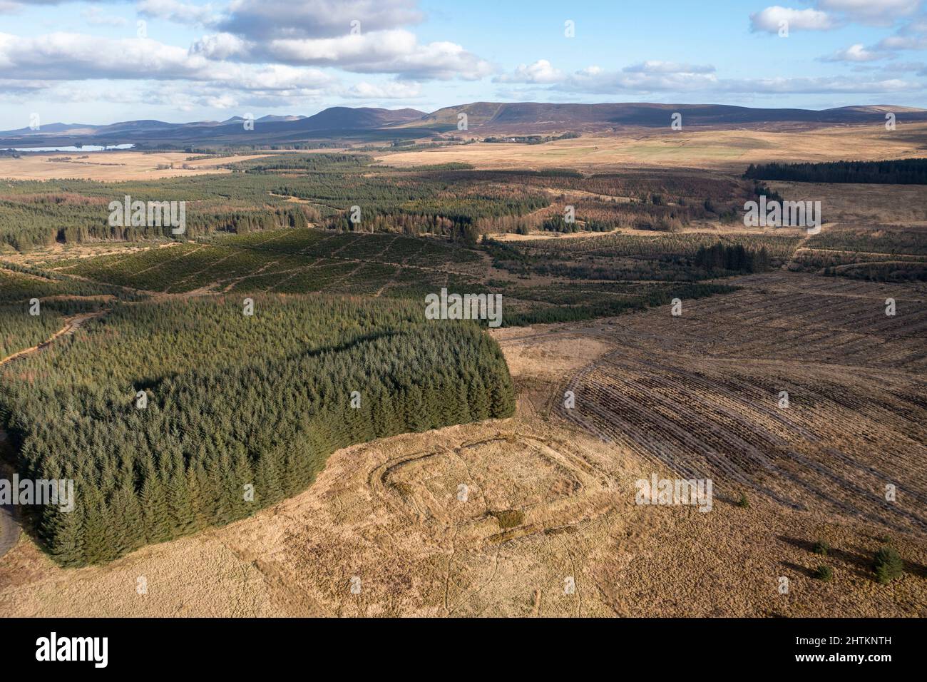 Camilty hill roman fort hi-res stock photography and images - Alamy