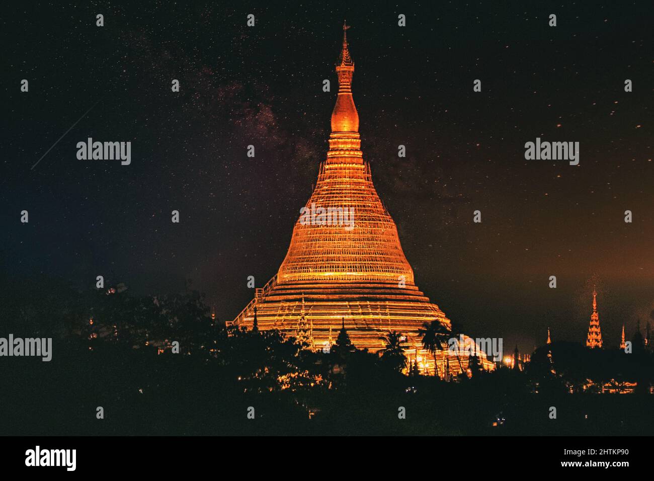 Myanmar night sky stars hi-res stock photography and images - Alamy