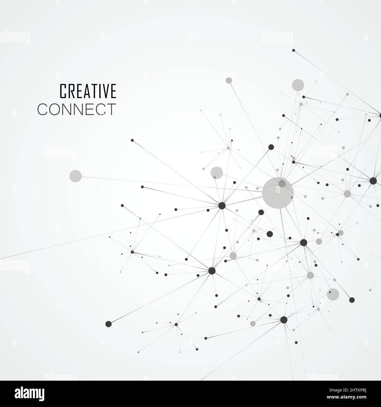 Connection science molecule background Stock Vector Image & Art - Alamy