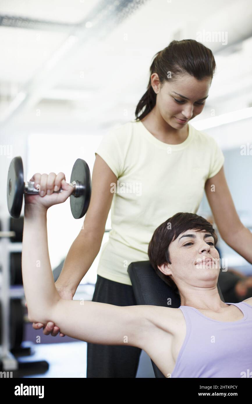 Personal training is about motivation. Cropped shot of an attractive ...