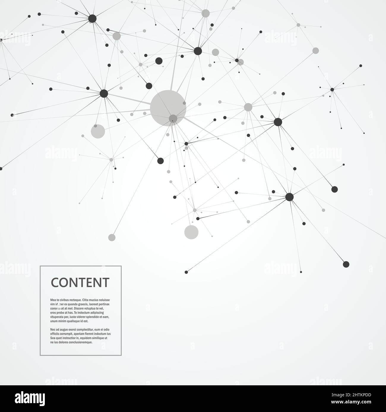 Connection science and technology background with polygonal shapes ...