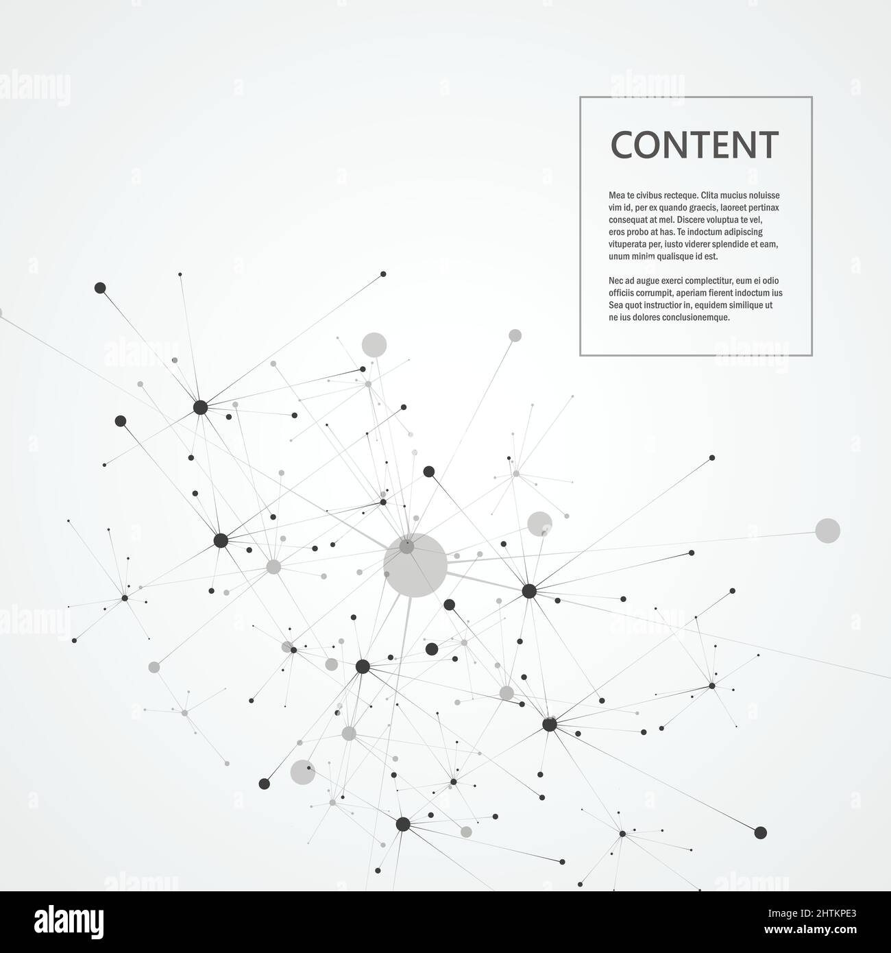 Connection science and technology background with polygonal shapes ...