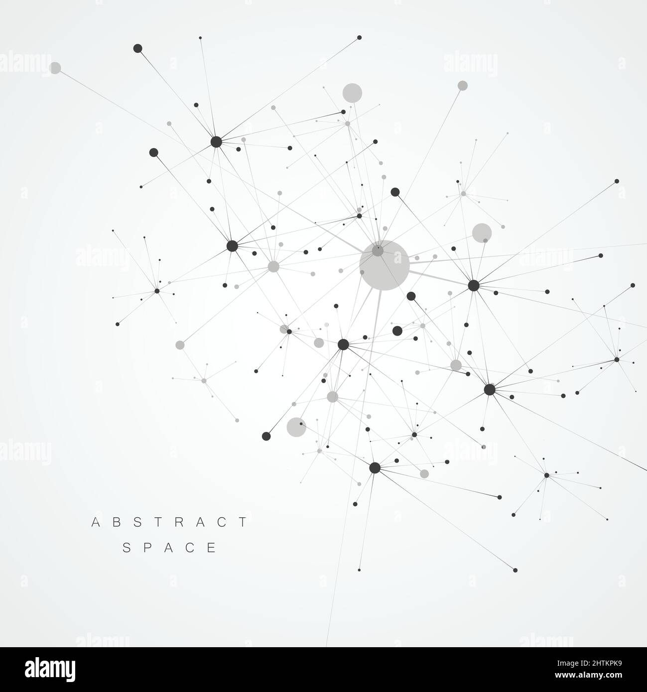 Connection science and technology background with polygonal shapes ...