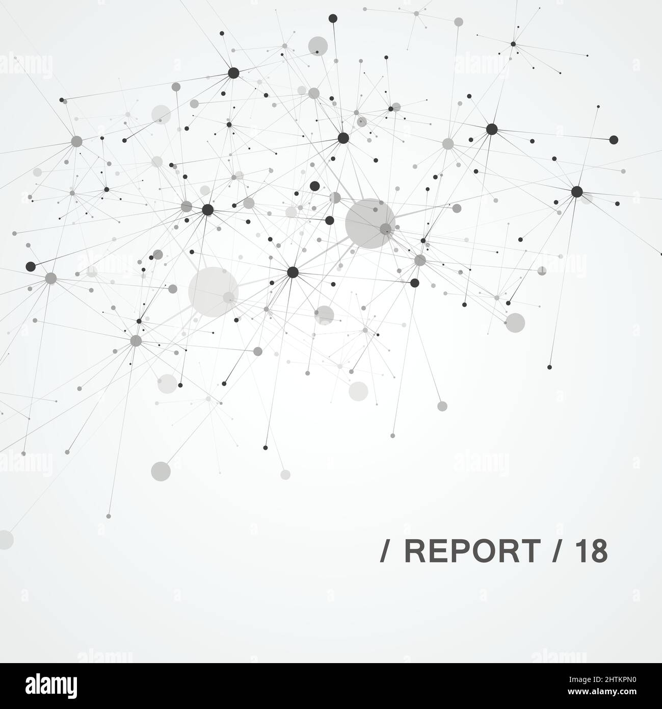 Connection science and technology background with polygonal shapes ...