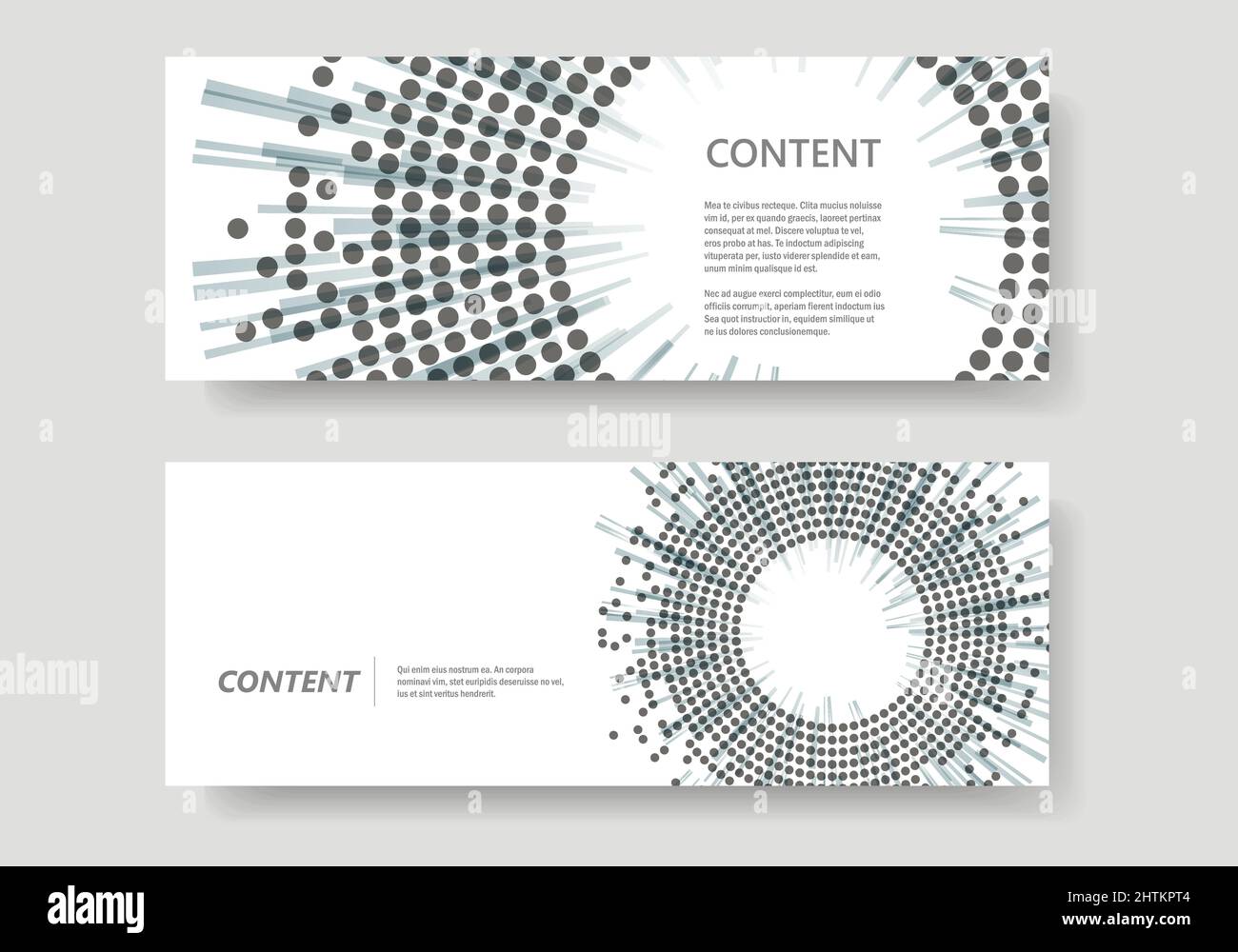 Vector cover design templates. Circle collection background Stock ...