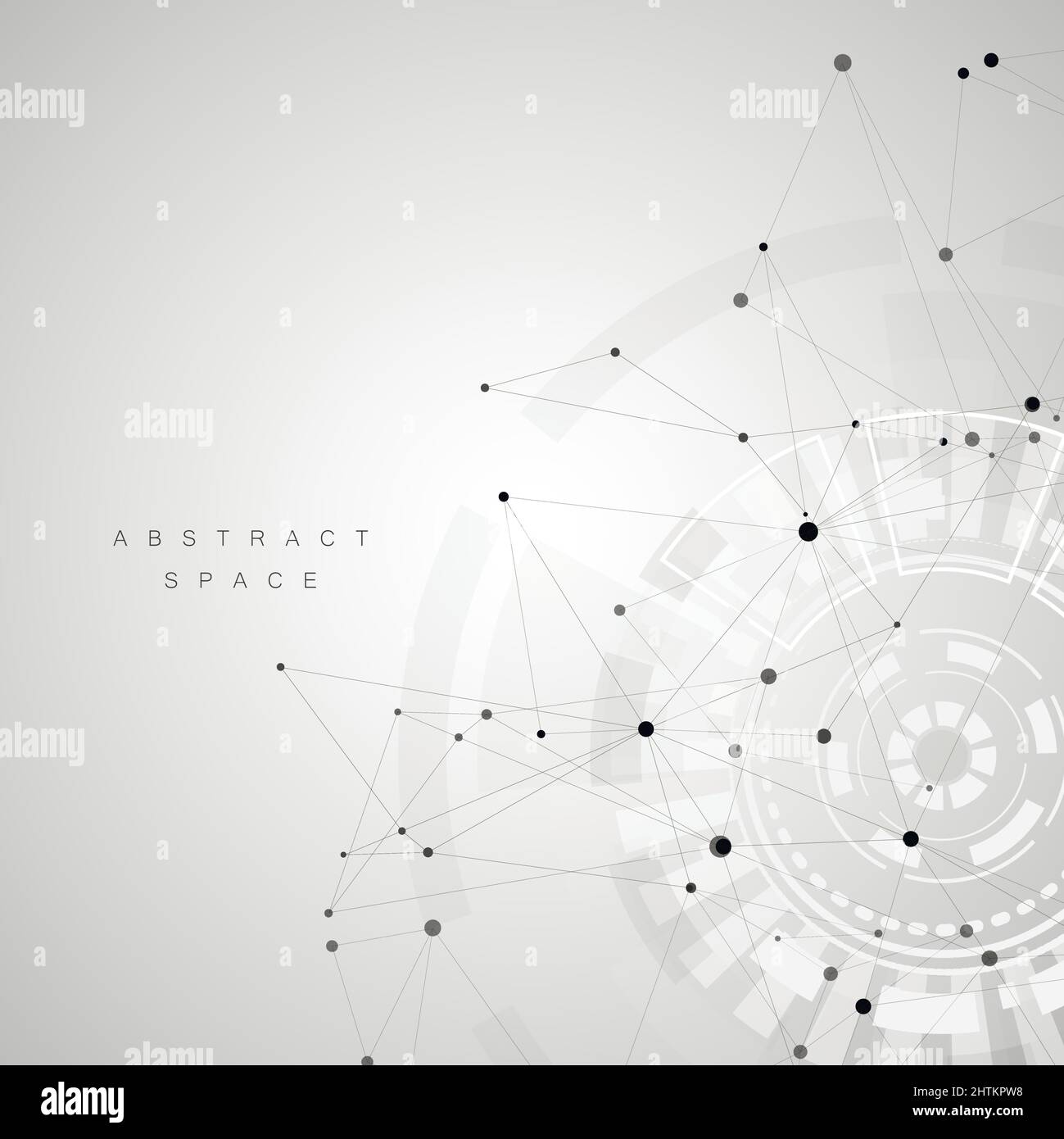 Abstract white line tech Stock Vector Images - Alamy