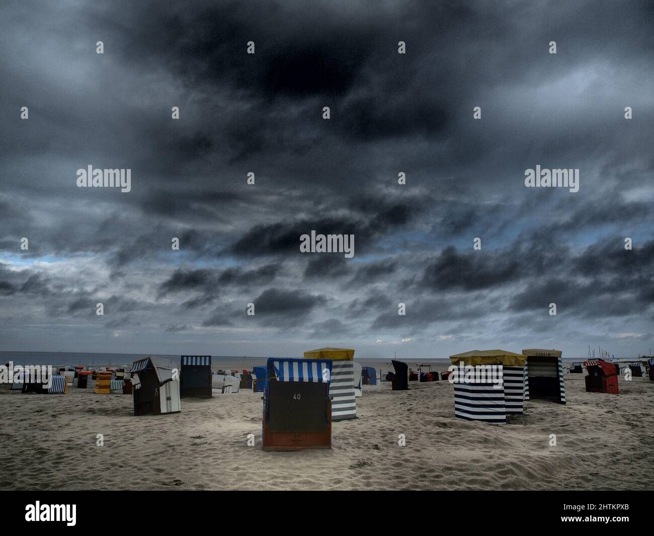 the island of Borkum in germany Stock Photo - Alamy
