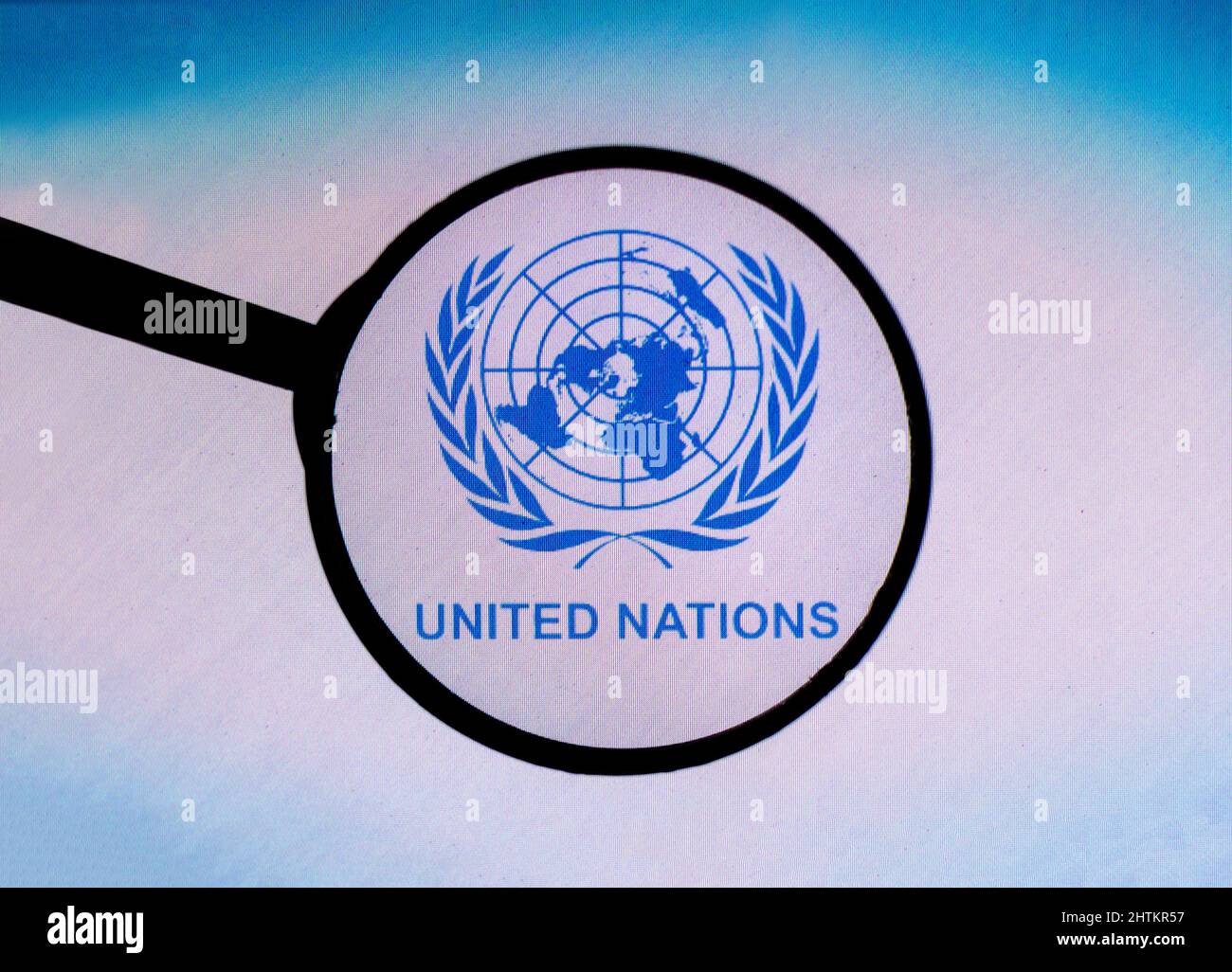 United nations logos hi-res stock photography and images - Alamy
