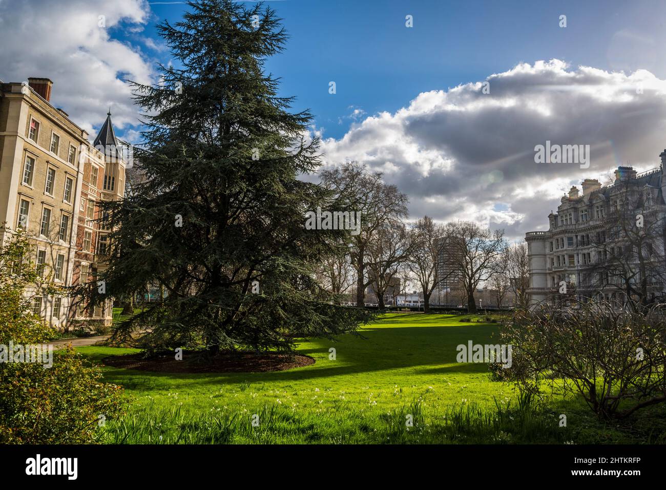 The Inner Temple garden of the London Law district of Temple, London ...