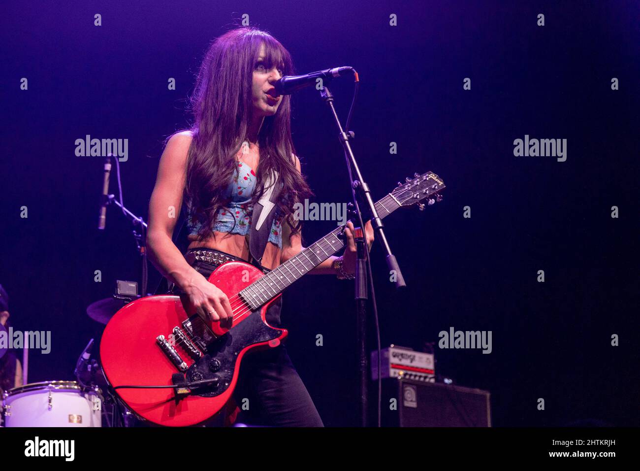 Madison, USA. 27th Feb, 2022. Jen Razavi of The Bombpops on February 27 ...
