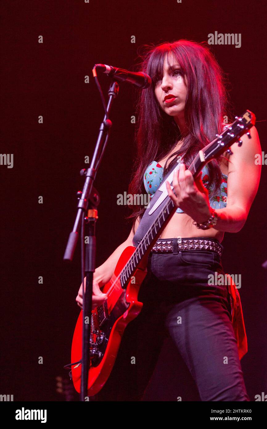 Madison, USA. 27th Feb, 2022. Jen Razavi of The Bombpops on February 27 ...