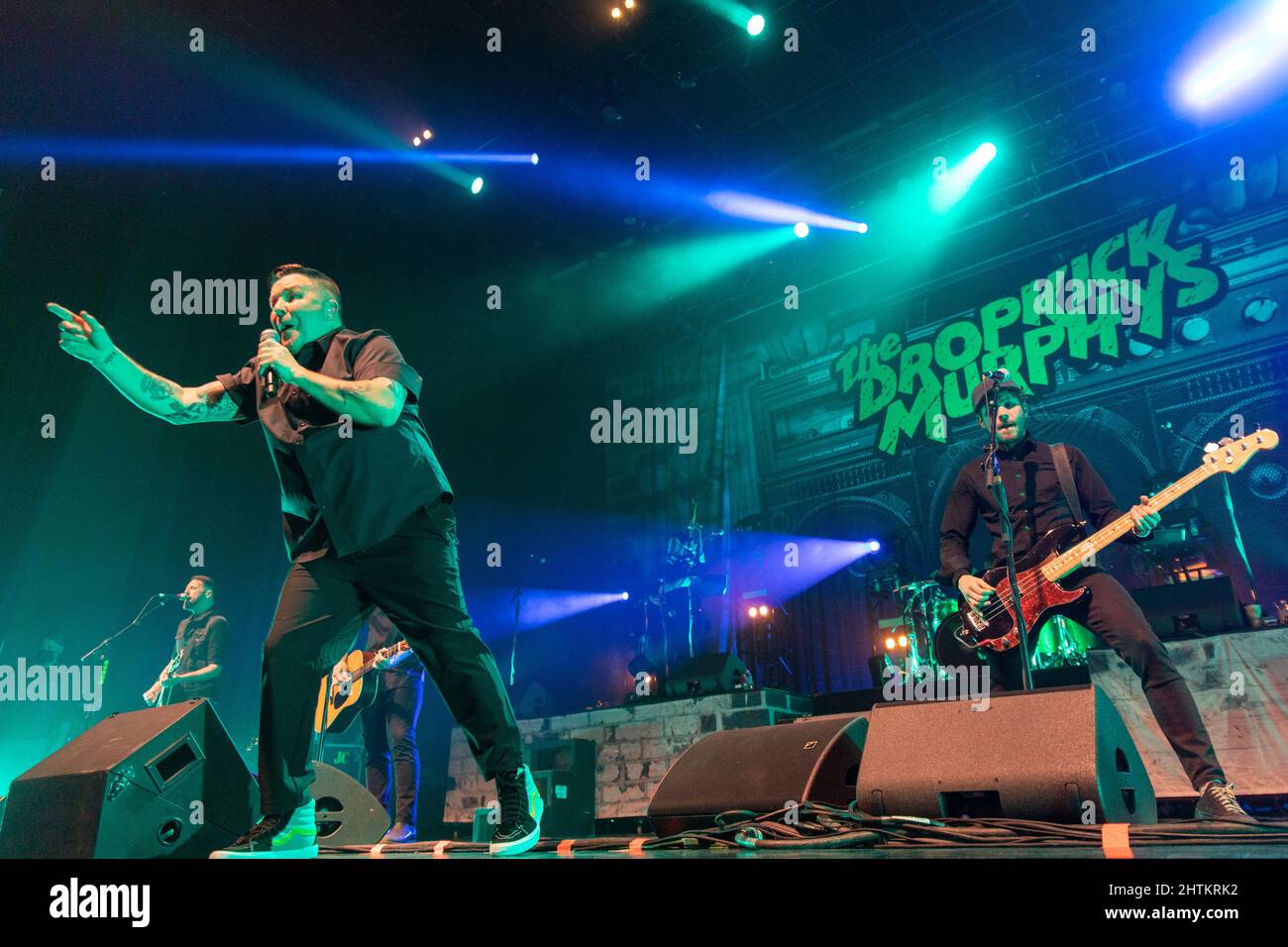 Madison, USA. 27th Feb, 2022. Tim Brennan, Ken Casey and Kevin Rheault ...