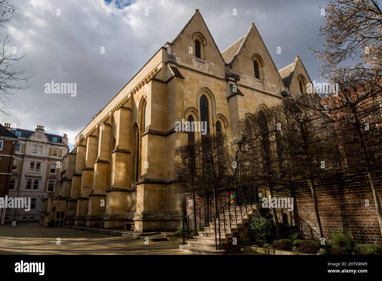 Temple Church, a Royal peculiar church in the City of London built by ...
