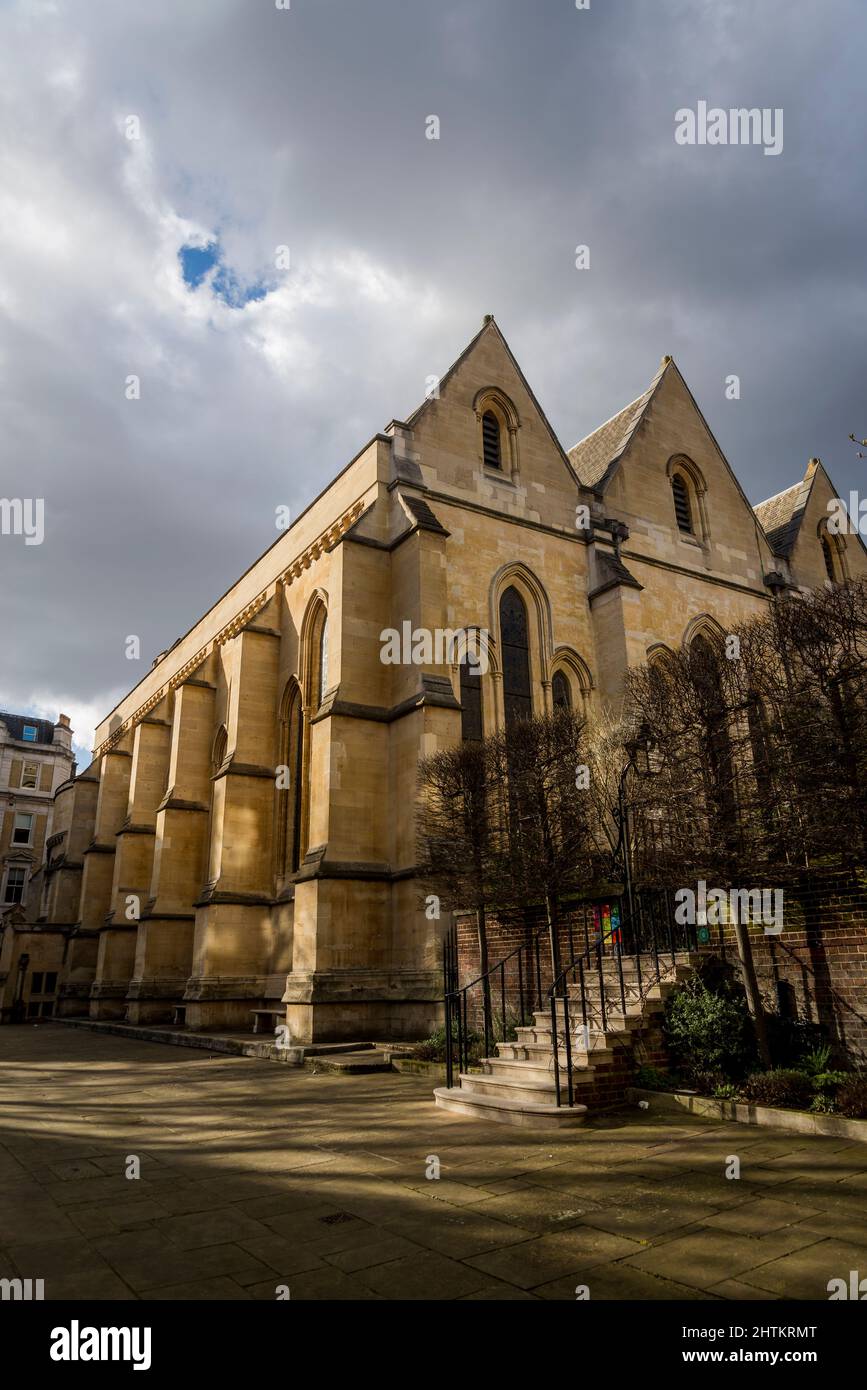 Temple Church, a Royal peculiar church in the City of London built by ...