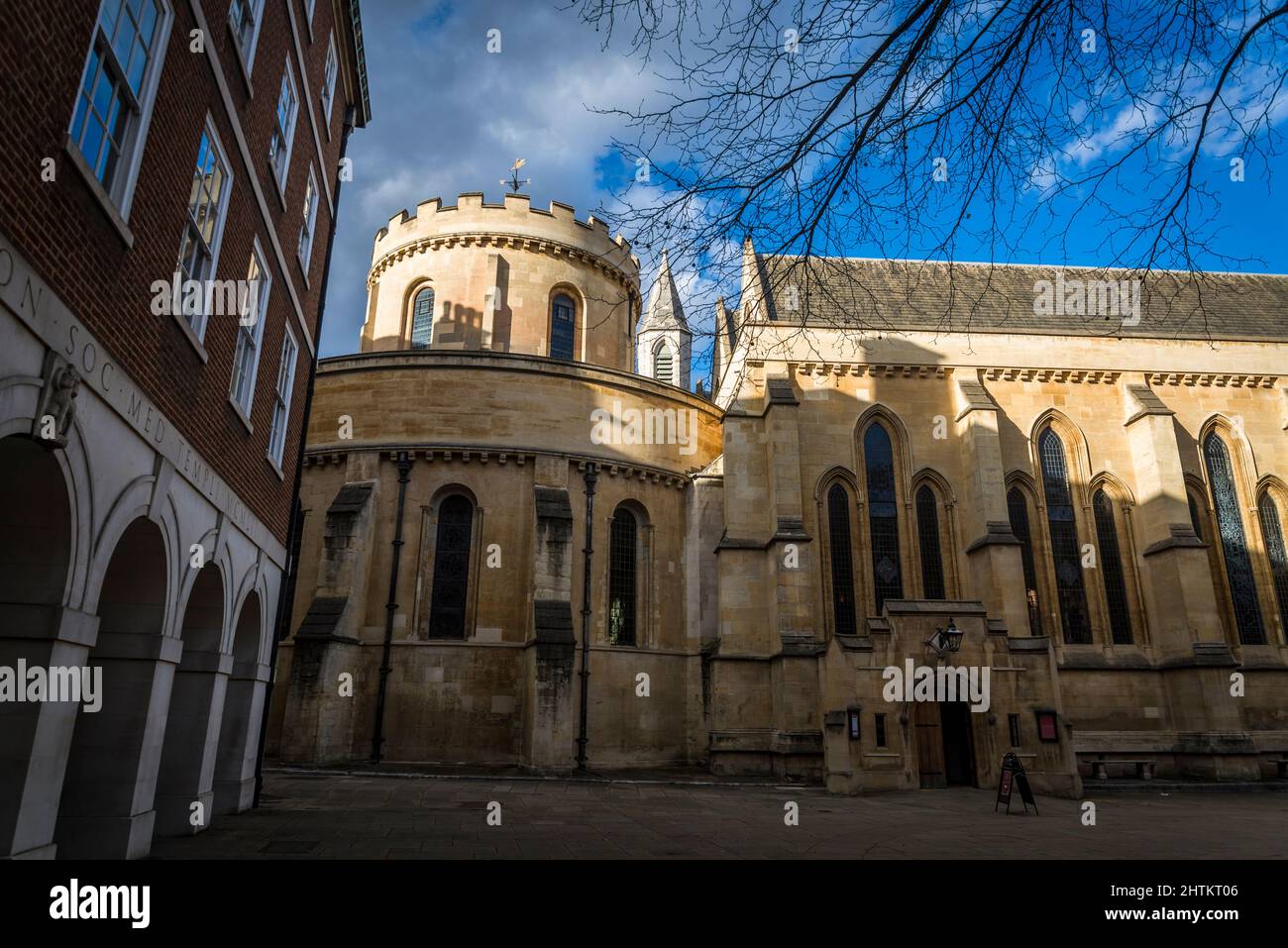 Temple Church, a Royal peculiar church in the City of London built by ...