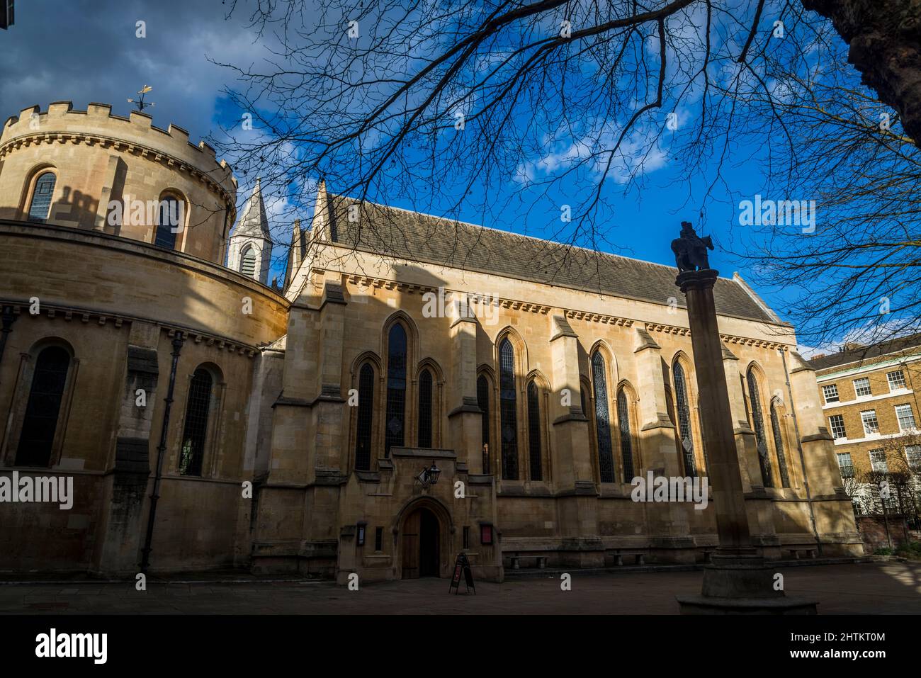 Temple Church, a Royal peculiar church in the City of London built by ...