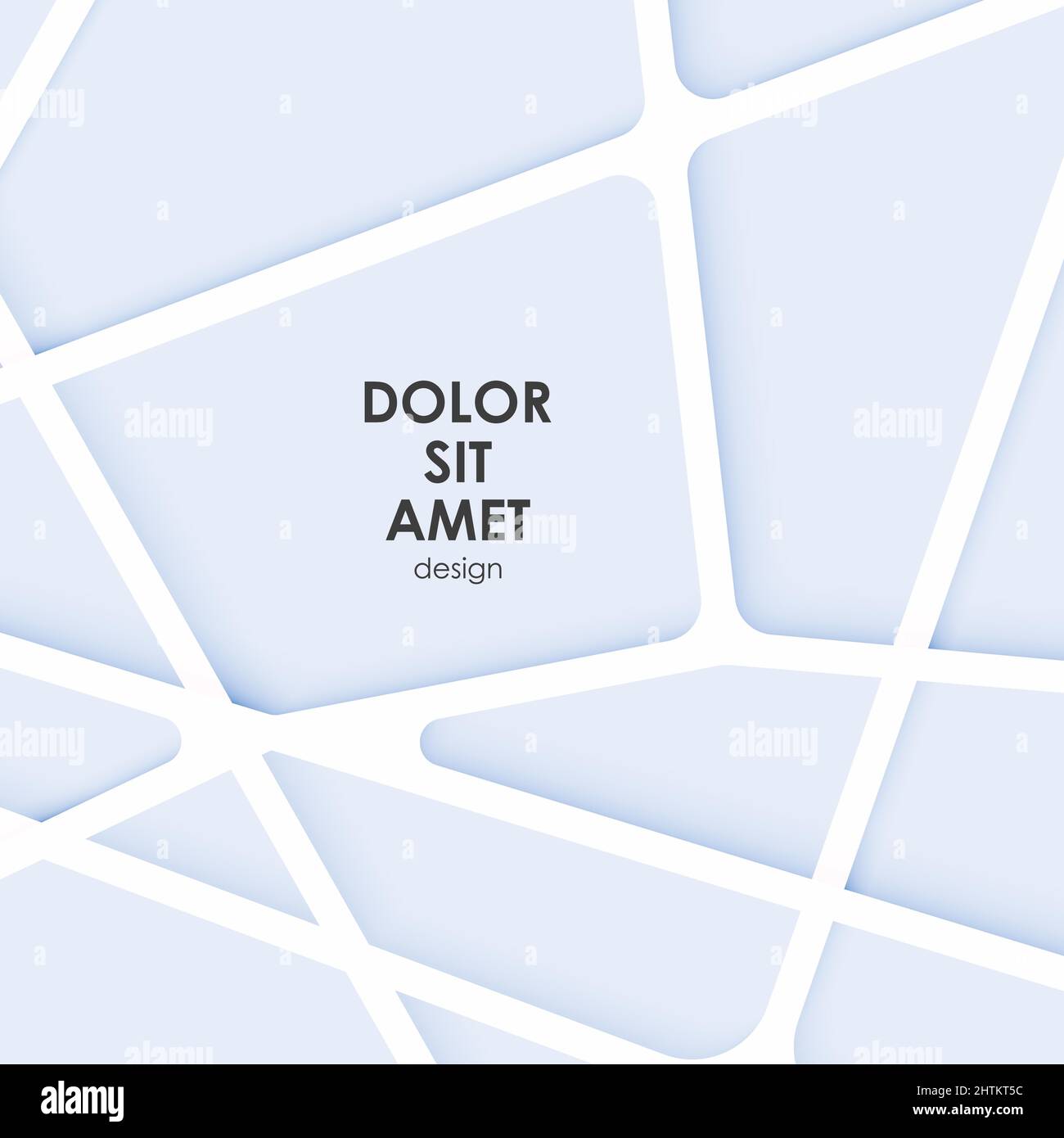 Abstract geometric composition with polygons lines and shadow Stock ...