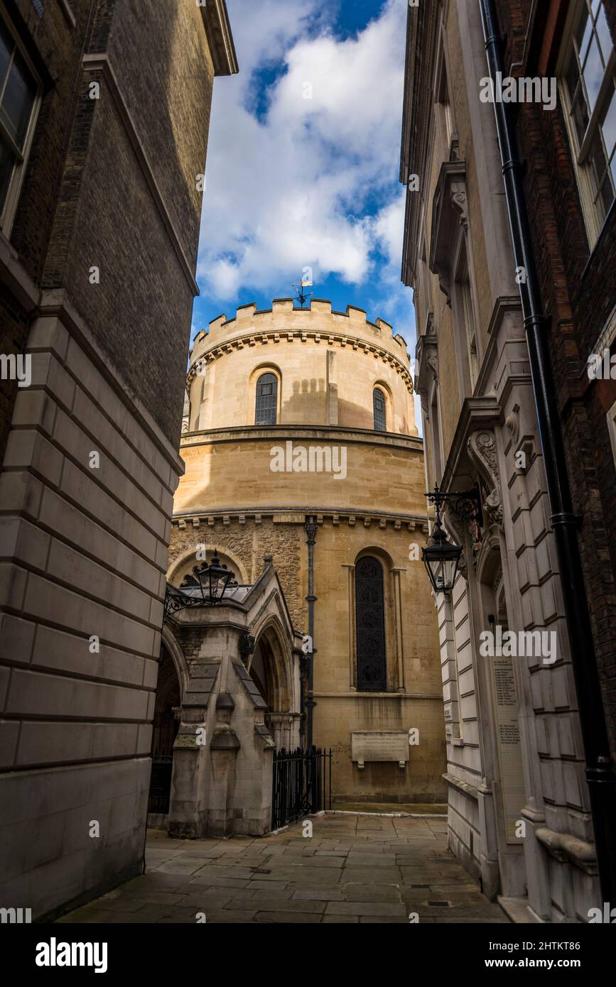 Temple Church, a Royal peculiar church in the City of London built by ...