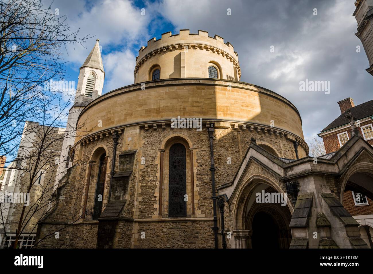 Temple Church, a Royal peculiar church in the City of London built by ...